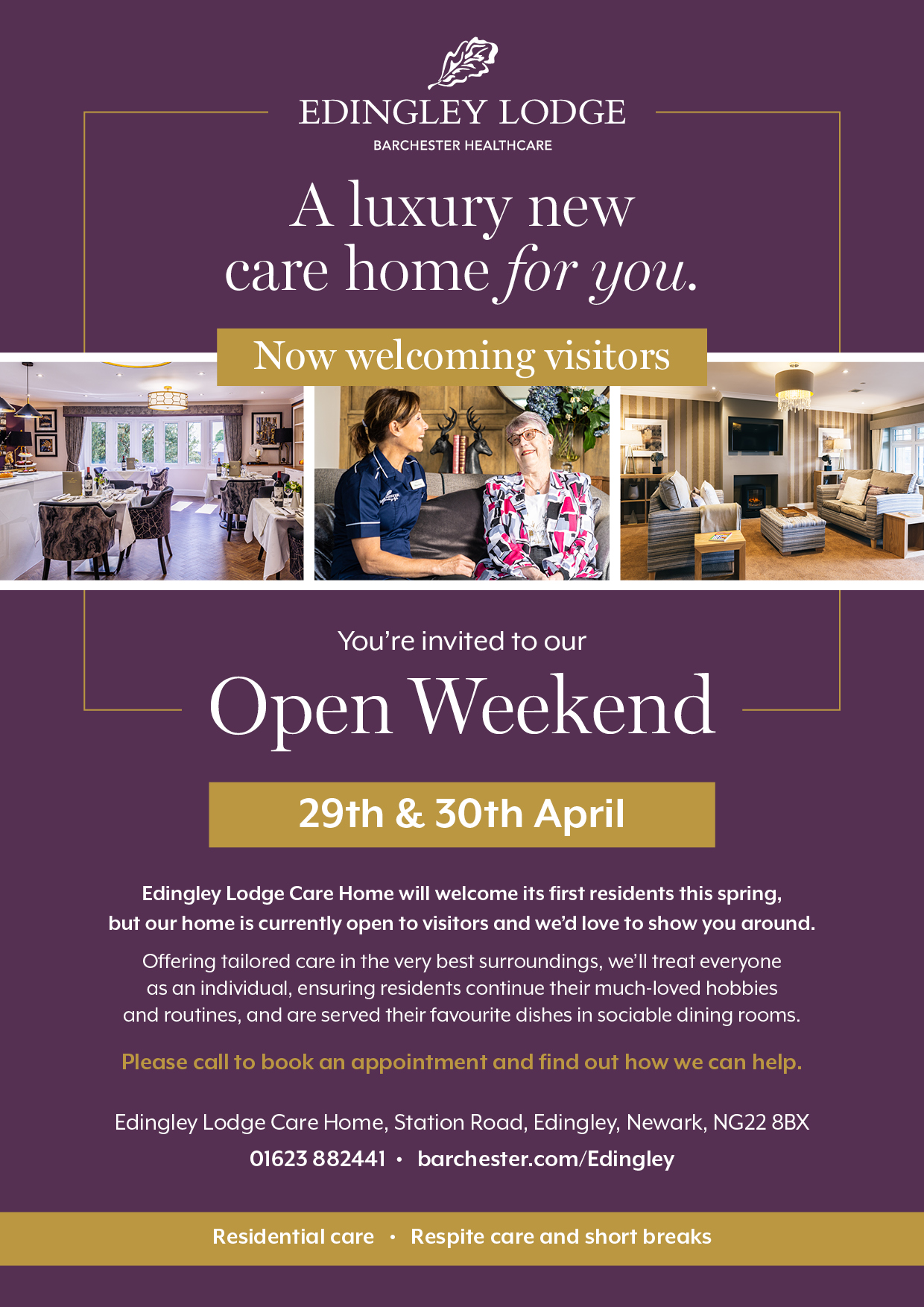 Edingley Lodge Care Home in Newark | Barchester Healtchare